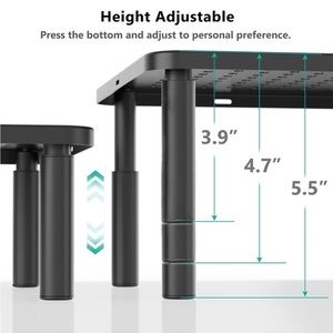 Apple | Office | Monitor Stand Riser Adjustable Laptop Stand Riser ...